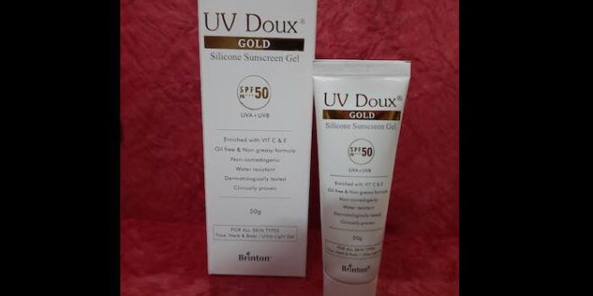 UV Doux Gold Silicone Sunscreen Gel Review - NikGoals